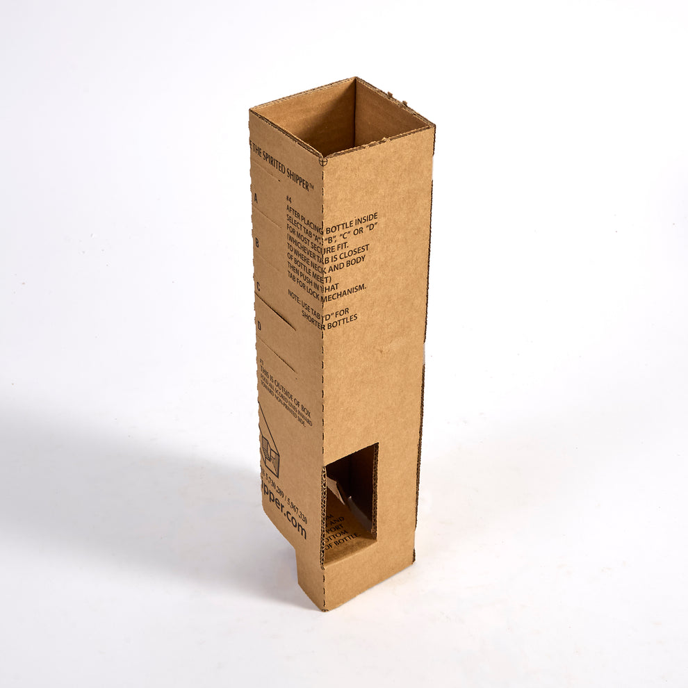 Bottle Insert For One 750ml or 1 liter Bottle – SpiritedShipper